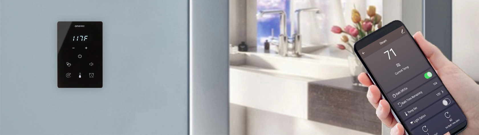 Amerec Steam Shower Control Units